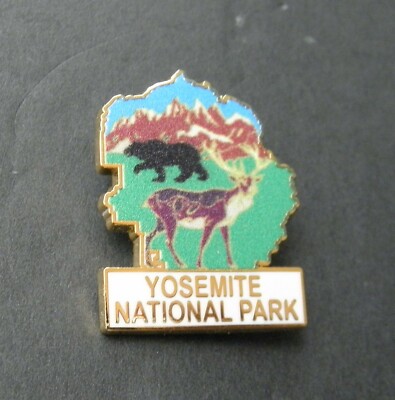 YOSEMITE NATIONAL PARK MAP LAPEL PIN BADGE 1 INCH | eBay
