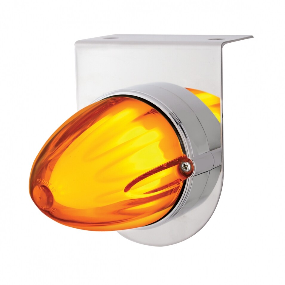 Light Bracket w/ Watermelon Light - Amber LED/Amber Lens | eBay