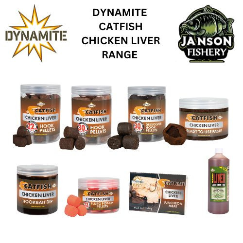 DYNAMITE BAITS CAT FISHING CHICKEN LIVER FULL RANGE CATFISH CARP BAIT ...