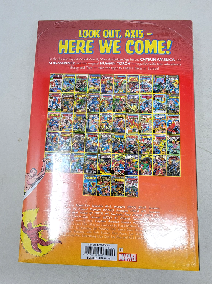 THE INVADERS ~ Marvel Omnibus New Sealed | eBay