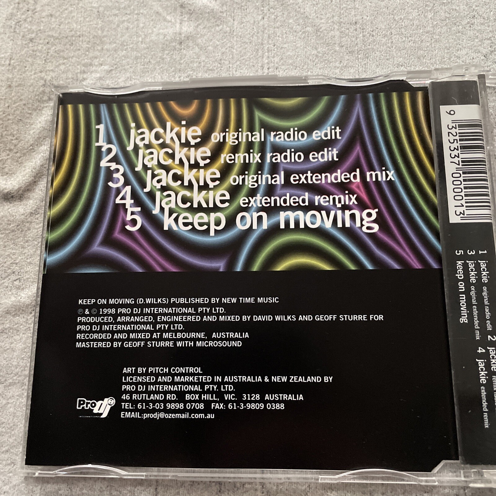 Zone 2 - Jackie (Australian Remixes) CD Single – Rare | eBay Australia