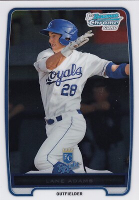 2012 Bowman #BCP139 Lane Adams Kansas City Royals + (Yes 3 Free Mystery ...