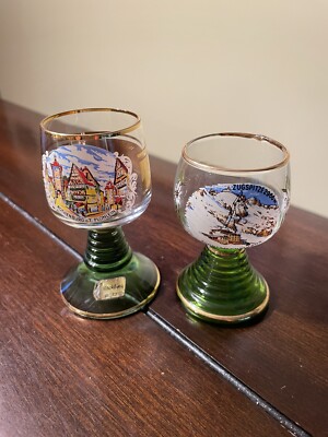 pair of swiss shot glasses | eBay