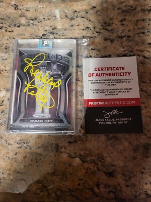 richard petty autograph card Pristine Authenticated C.O.A | eBay