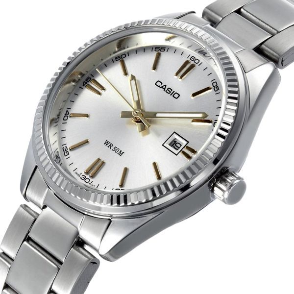 Casio New Original MTP-1302D-7A2 Men Analog Stainless Steel Watch WR ...
