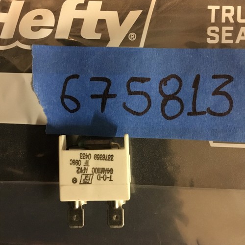 WHIRLPOOL DISHWASHER FUSE OEM P/N 675813 3375557 3376359 675813VP ...