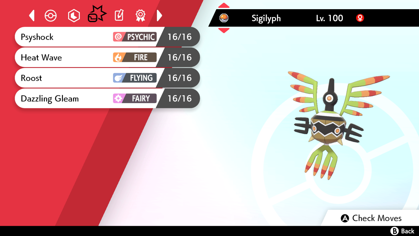 6IV SHINY SIGILYPH EV'D FAST 🚀BATTLE READY 🚀 POKEMON SWORD & SHIELD ...
