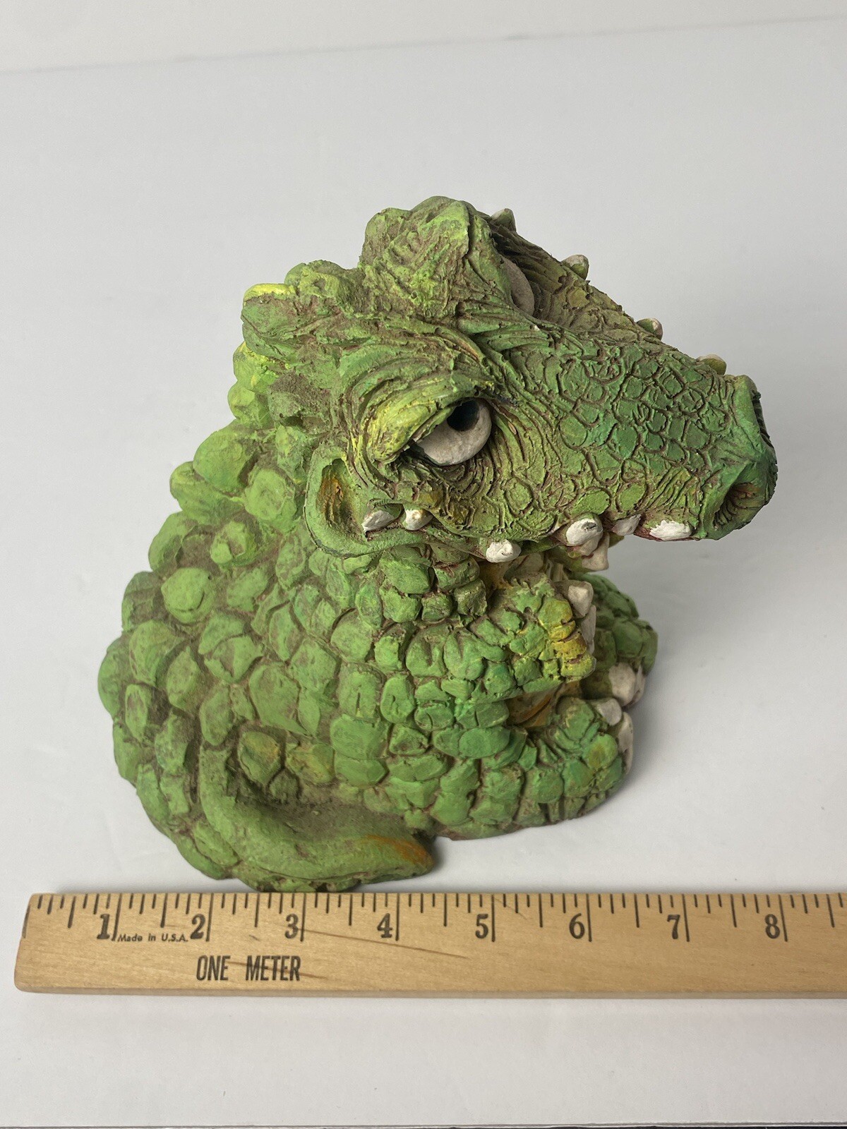 Vintage Clay Buhner Studios CROCODILE ALLIGATOR Whimsical Sculpture ...