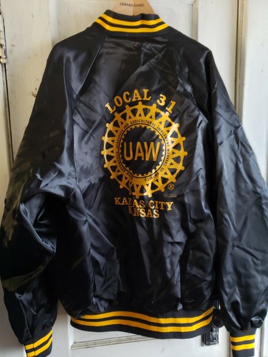 Vintage UAW United Aerospace Workers Local 31 King Louie Jacket kansas ...