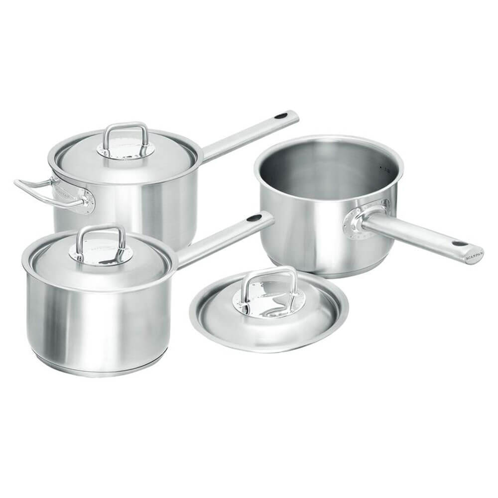 Scanpan Commercial Saucepan Heavy Gauge Stainless Steel Impact Bonded ...