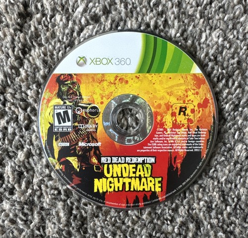 Red Dead Redemption: Undead Nightmare (Microsoft Xbox 360, 2010) Disc ...