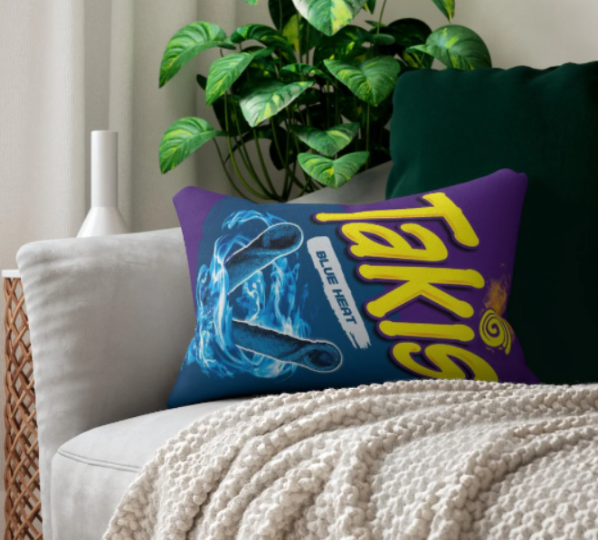 Blue Takis Themed Pillow | eBay