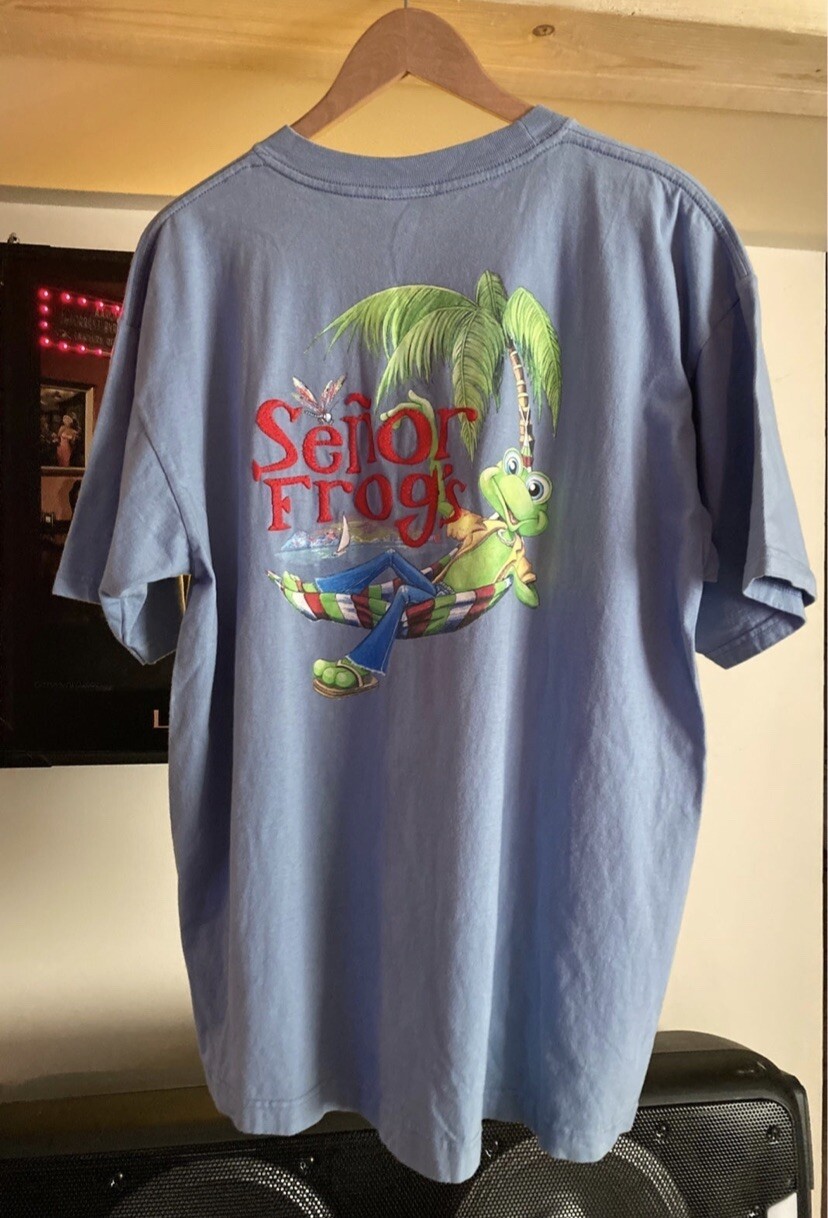 NOS official puff print senor frogs 100% original stu… - Gem