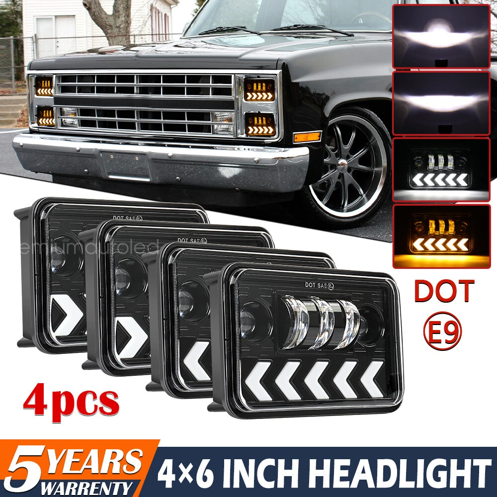 1983 1988 Chevy GMC C10 K10 K20 C20 Suburban LED Headlights, 50% OFF