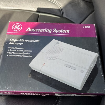 General Electric 2-9805 Telephone Answering System Answering Machine 🟢 ...