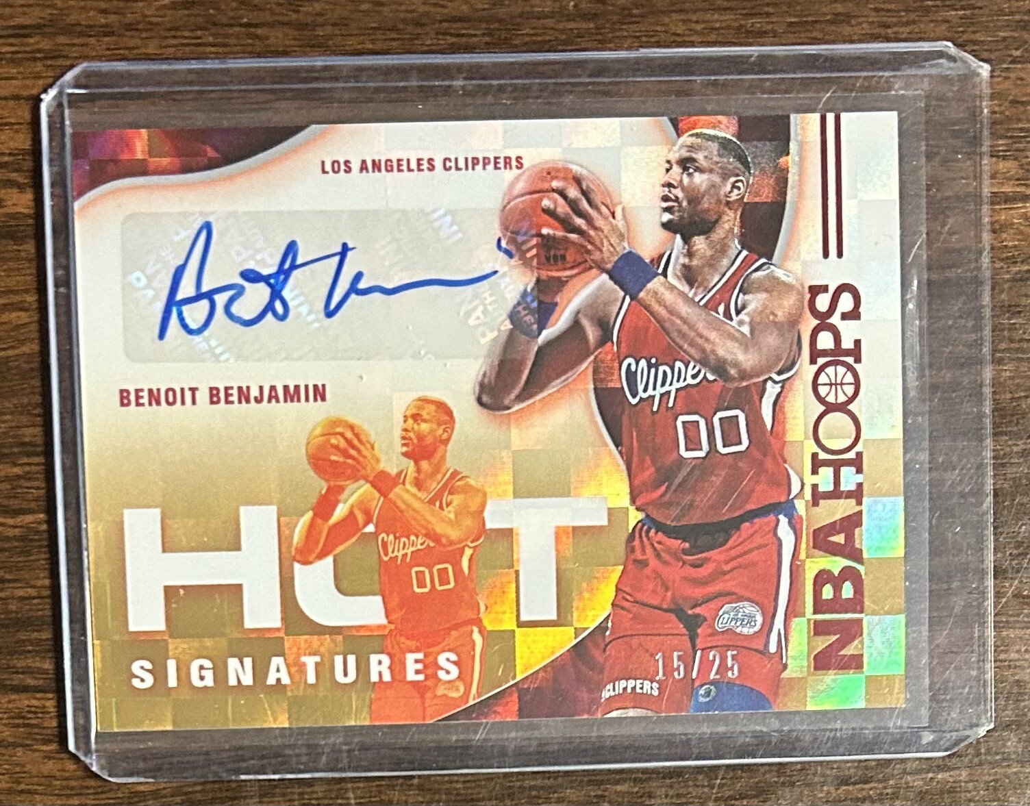 Bendit Benjamin Autograph #15/25 NBA Hoops Hot Signatures #HS-BNB 2021 ...