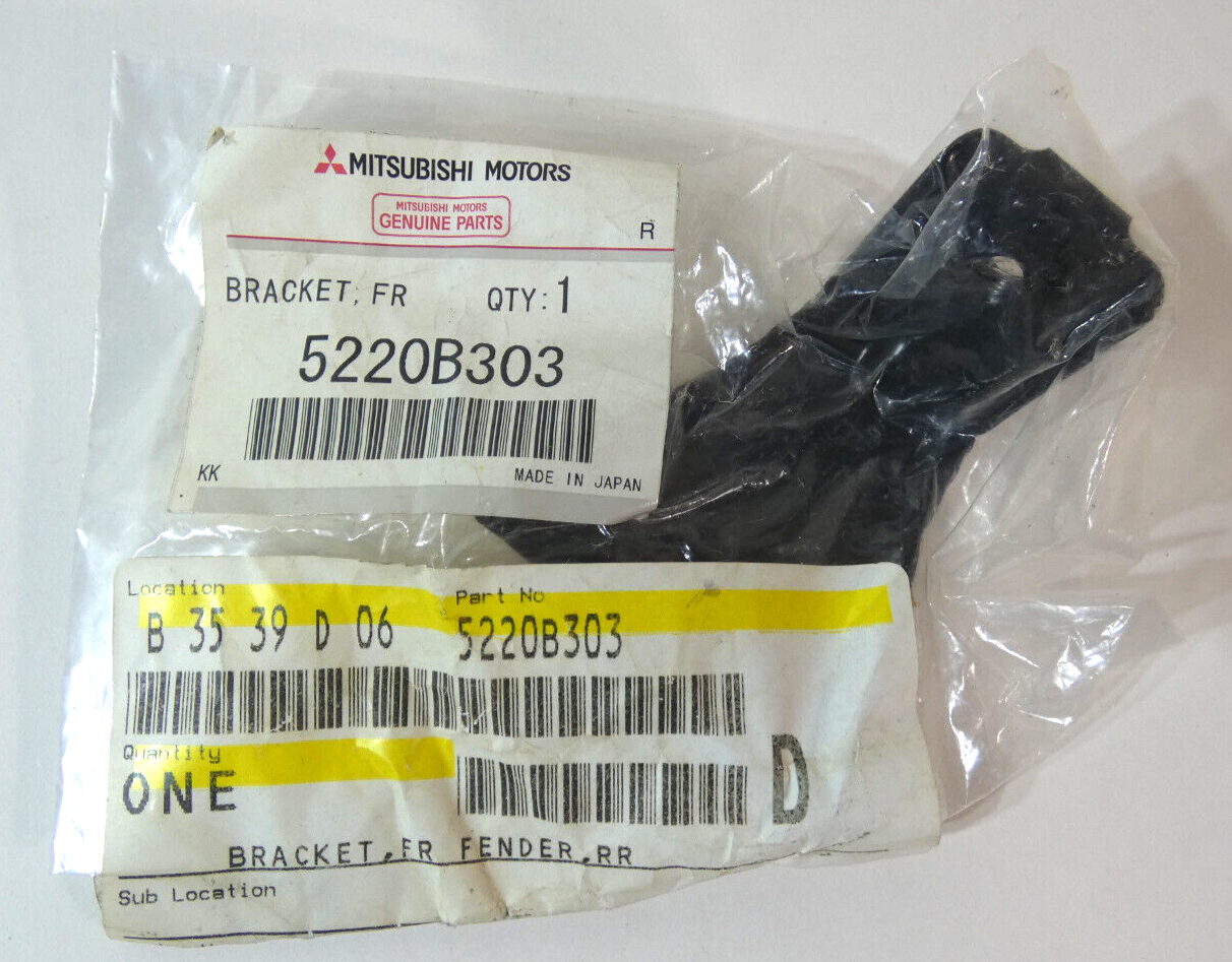 5220B303 Genuine Mitsubishi BRACKET FR FENDER RR OEM for sale online | eBay
