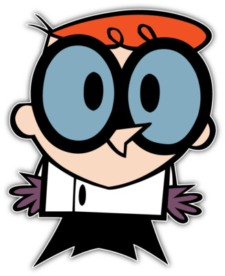 Dexter Dexters Laboratory Cartoon Sticker Bumper Decal - ''SIZES'' | eBay