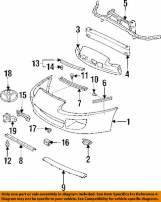 53395-14010 Toyota Seal, hood to front end panel 5339514010, New ...