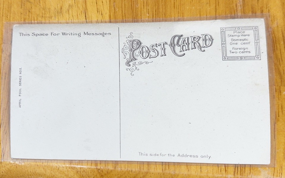 4 Comic (H Postcard Fake letters for April fool's day collection | eBay