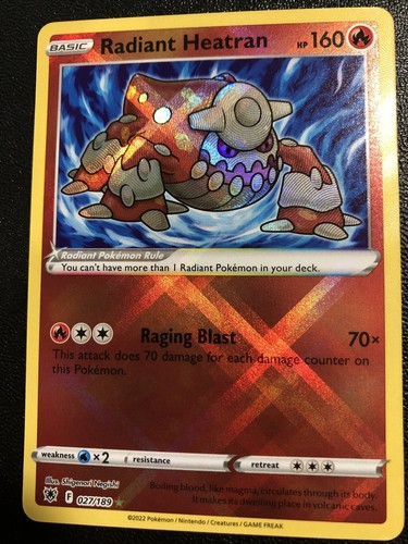 Radiant Heatran 027/189 Pokémon TCG: SW&SH - Astral Radiance - Pack ...
