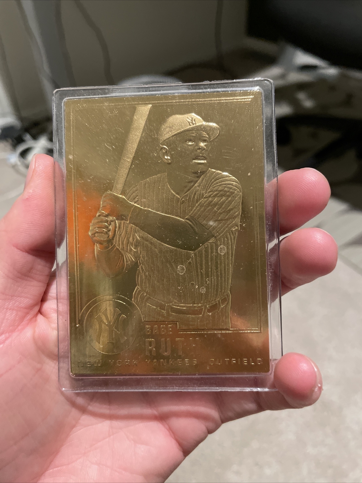 1996 Babe Ruth New York Yankees 24kt Gold Plated Card Sealed | eBay