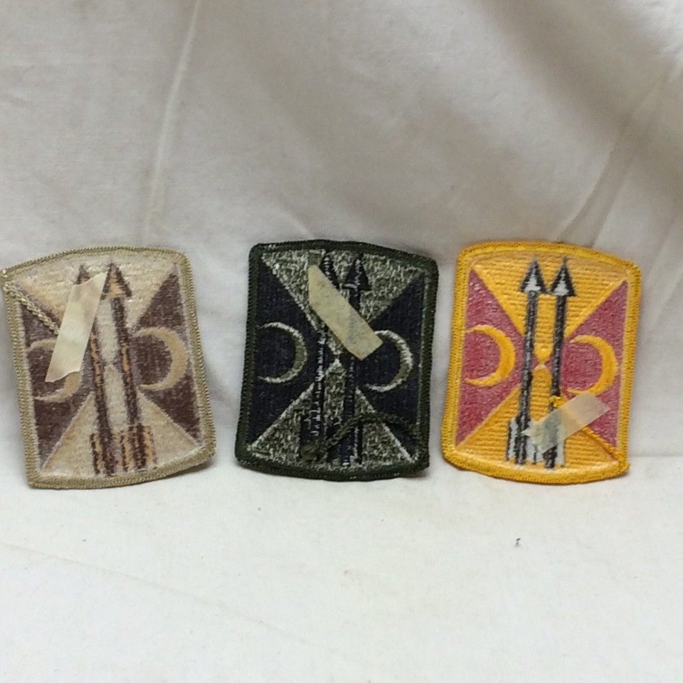 Military Patch Badge lot (3) Army 212th Field Artillery Brigade Color ...