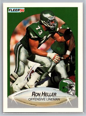 Ron Heller 1990 Fleer FOOTBALL #83 Philadelphia Eagles | eBay