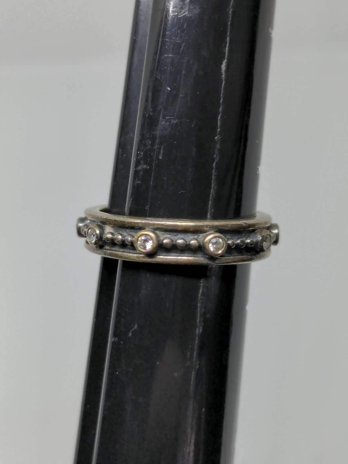 Vintage Sterling Silver 925 Pandora Ale Band Ring Siz… - Gem