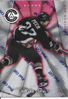 1997-98 Pinnacle Totally Certified MIKE PECA Platinum Red card #99 | eBay