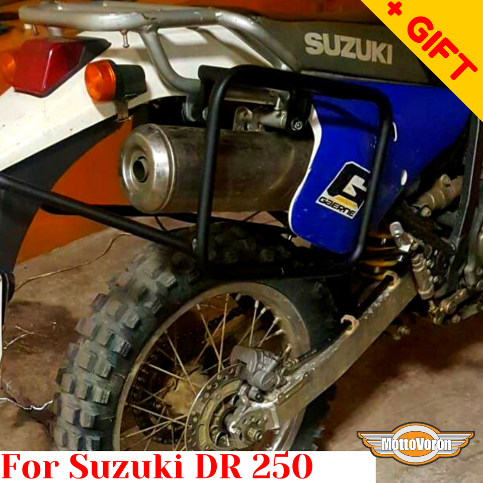 For Suzuki DR 250 Pannier rack Suzuki DR250 Side carriers for ...