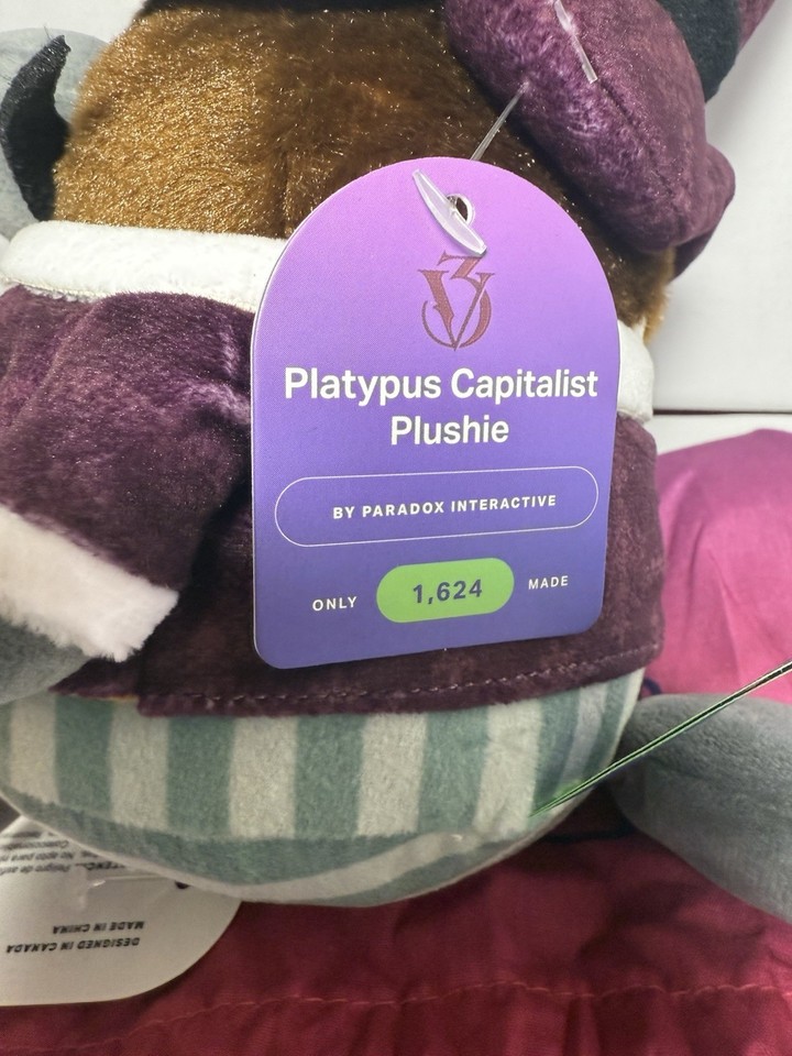 *New* Paradox Interactive Limited Edition Capitalist Platypus VIC3 from ...