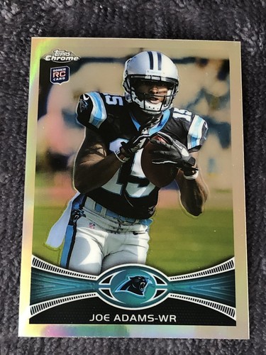 2012 Topps Chrome Refractors Carolina Panthers Football Card #133 Joe ...