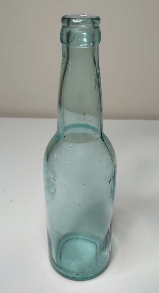Rare Vintage Blue Glass Beer Bottle Excellent Condition Beautiful | eBay