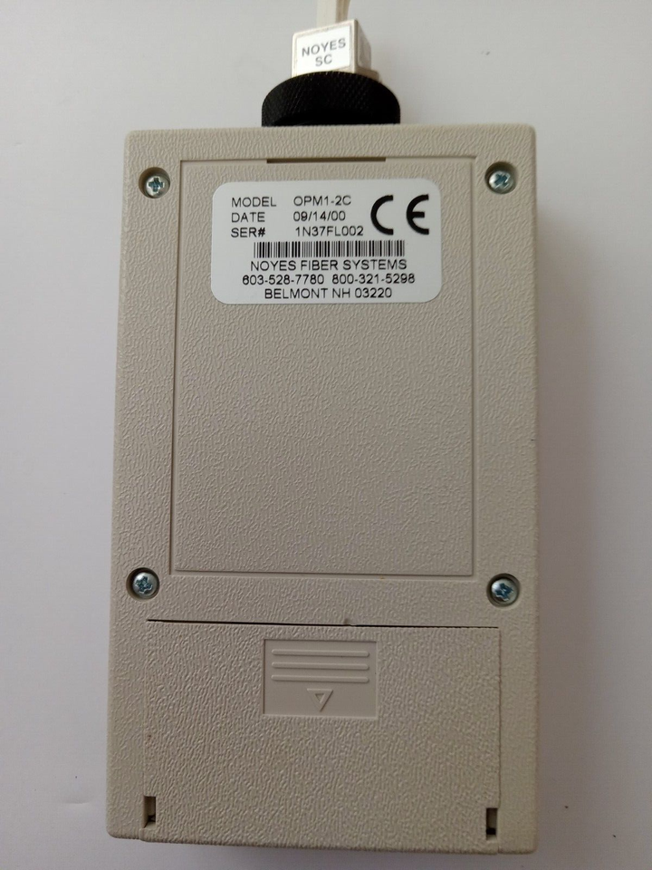 Noyes Fiber Systems OPM 1 Optical Power Meter - OPM1-2C | eBay