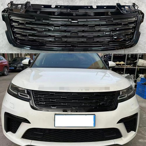 All Black Grille fits for Range Rover Velar 2017-2024 Radiator Mesh ...