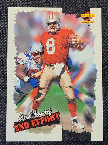 1996 Score 2nd Effort Steve Young #252 San Francisco 49ers Football ...