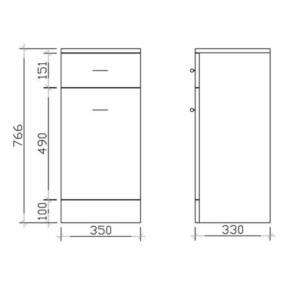 450mm Vanity Unit , 350mm 3 Draw Unit And 350mm Laundry Unit | eBay UK