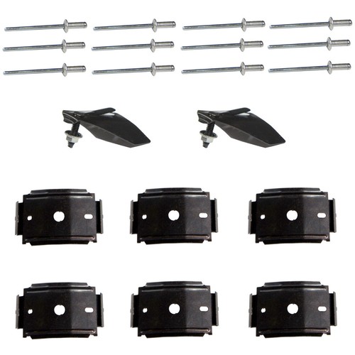 1965 1966 Mustang Rocker Panel molding Hardware Clips Set Right or Left ...