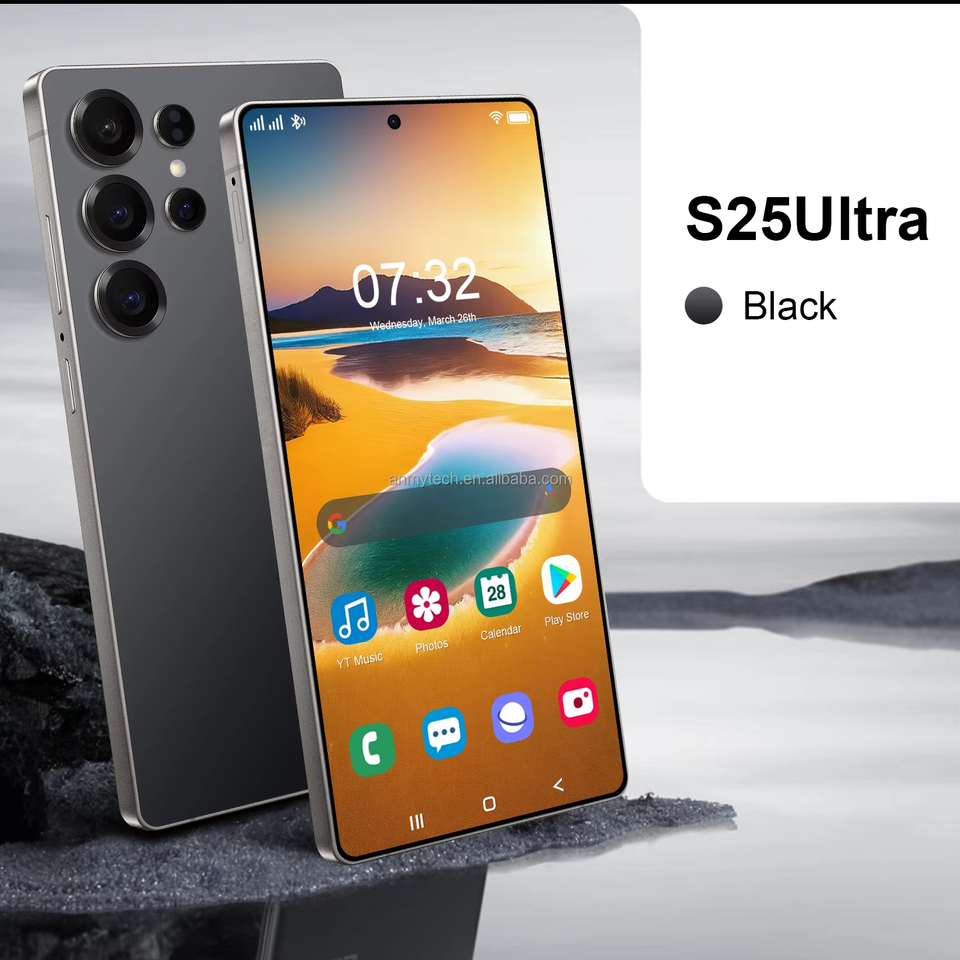 S25 Ultra Smart Phone 6.8 inch Preferred 5G 16GB Ram 1TB Storage Black ...