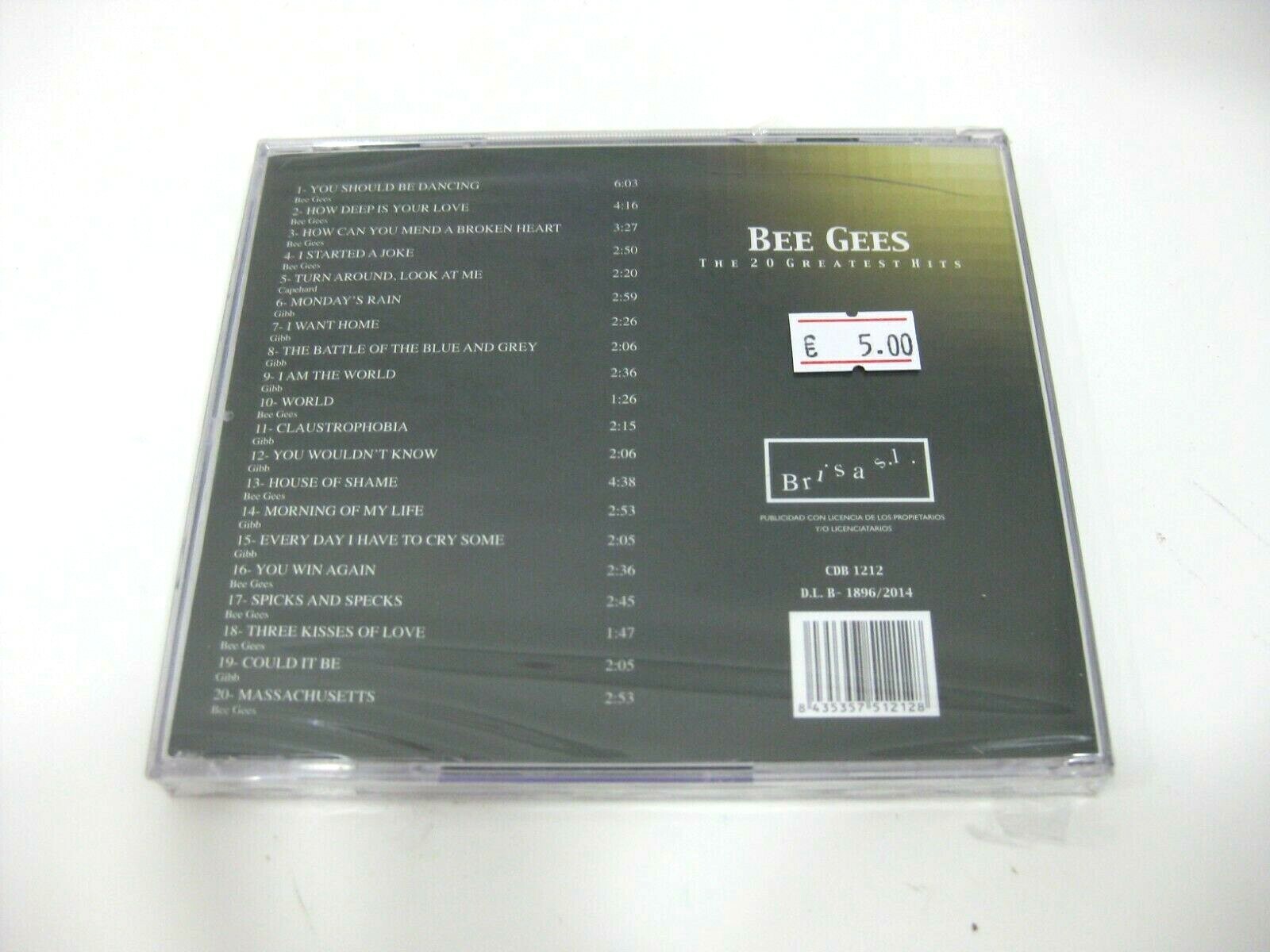 Bee Gees CD The 20 Greatest Hits Scellé Neuf | eBay