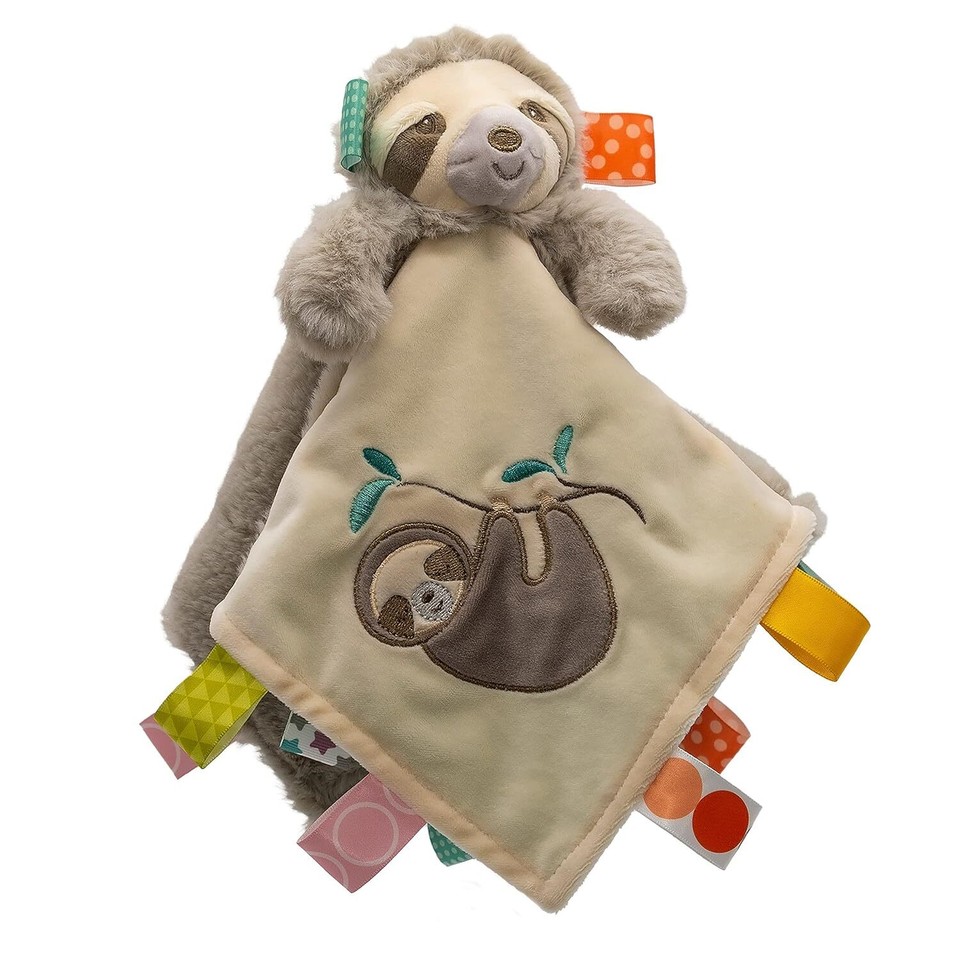 Taggies Soothing Sensory Stuffed Animal 1 Count (Pack of 1), Molasses ...