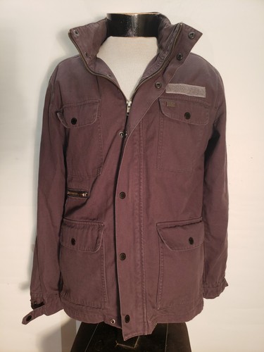 AMBIG/Ambiguous Mens medium M zip-out hood Army Jacket Combine ship ...