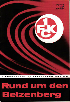 1. FC Kaiserslautern - Rund um den Betzenberg - June 1984 - Booklet 2/ ...