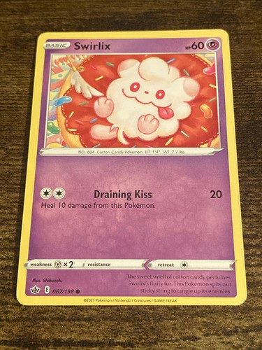 Swirlix 067/198 Chilling Reign Pokemon Card L8620* | eBay