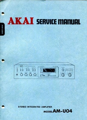 Akai am u04 amplifier instruction