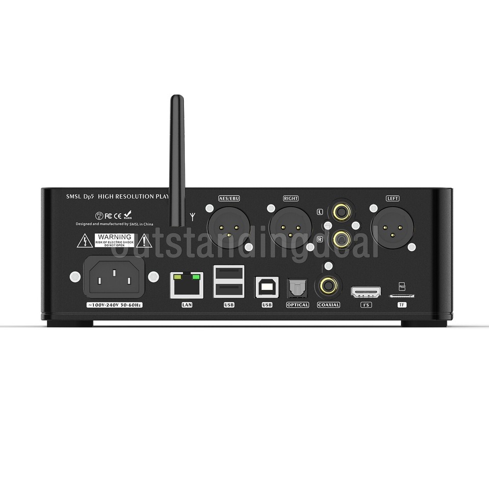 SMSL DP5 USB DAC Bluetooth Network Player DSD Decoder Digital Player ...