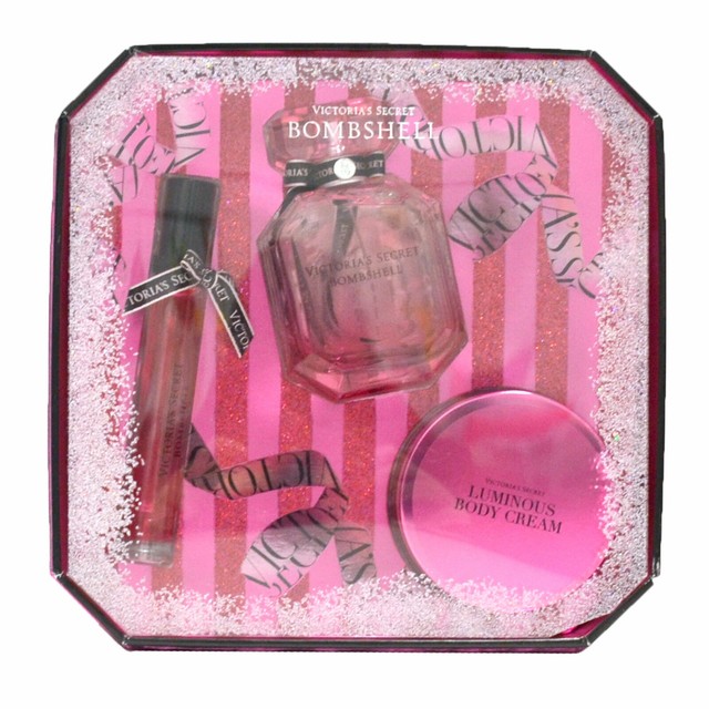 Bombshell Perfume Victoria's Secret Gift Set 1.7 Oz EDP Spray Roller ...