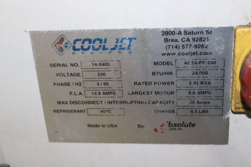 Cooljet Coolant Oil Filter Unit High Pressure Pump AC24-FP-230 | eBay