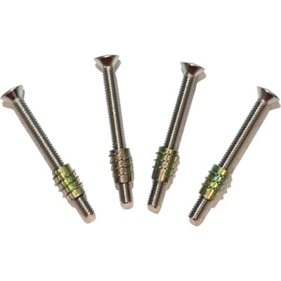 4x #8-32 1 3/4" Electric Guitar Neck Bolts with .394" Threaded Inserts ...